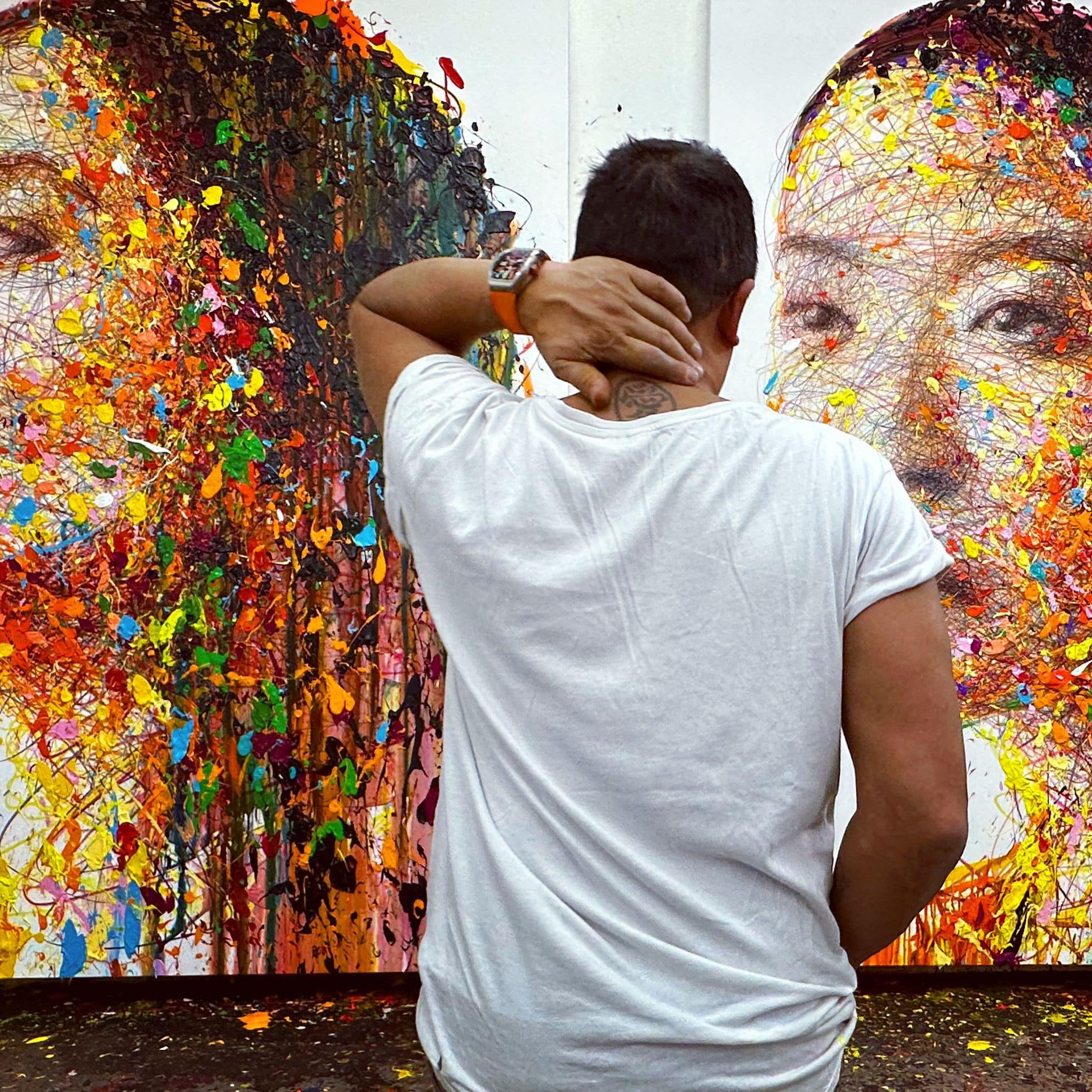 Hom Nguyen Shares Emotional Paintings in Hong Kong