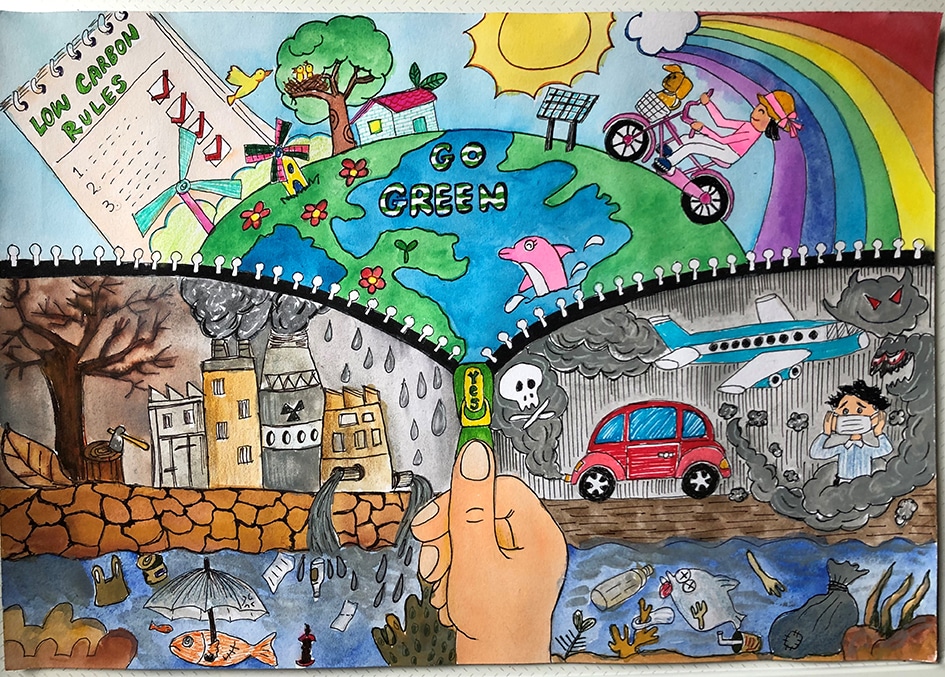 Carbon Neutral Lifestyle – Winning Artworks of Surein Foundation ...