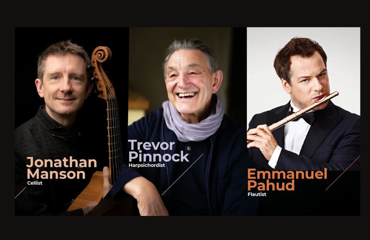 BACH - Trevor Pinnock, Emmanuel Pahud, Jonathan Manson